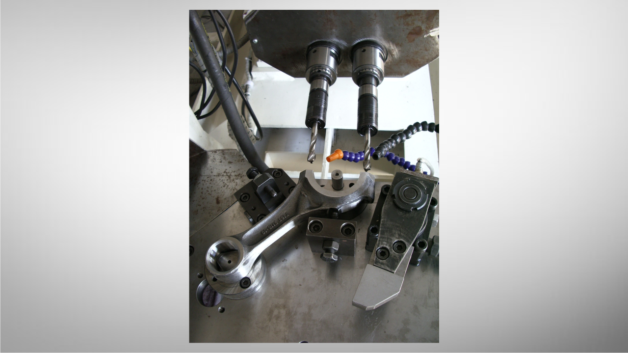 2 Spindle Tapping SPM For TATA Motors – Patson Machines